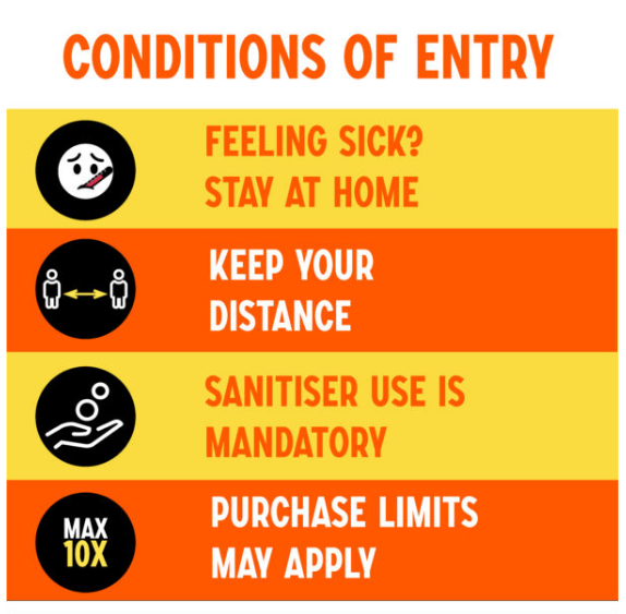 Conditions of Entry – Wallington's Help Centre